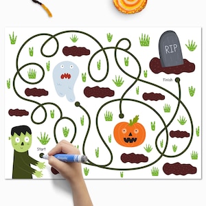 Halloween Activity Book Printable, Halloween Busy Book for Toddlers ...