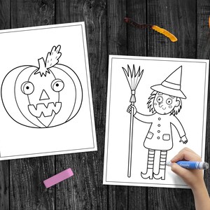 Halloween Coloring Book Pdf, Printable Coloring Pages for Kids ...