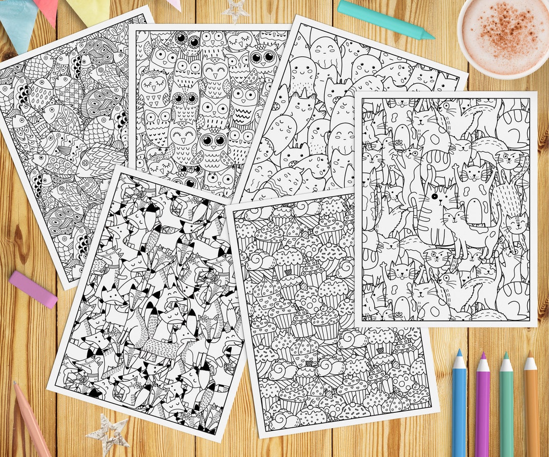 Coloring Book Pdf, Printable Coloring Pages for Adults and Kids ...