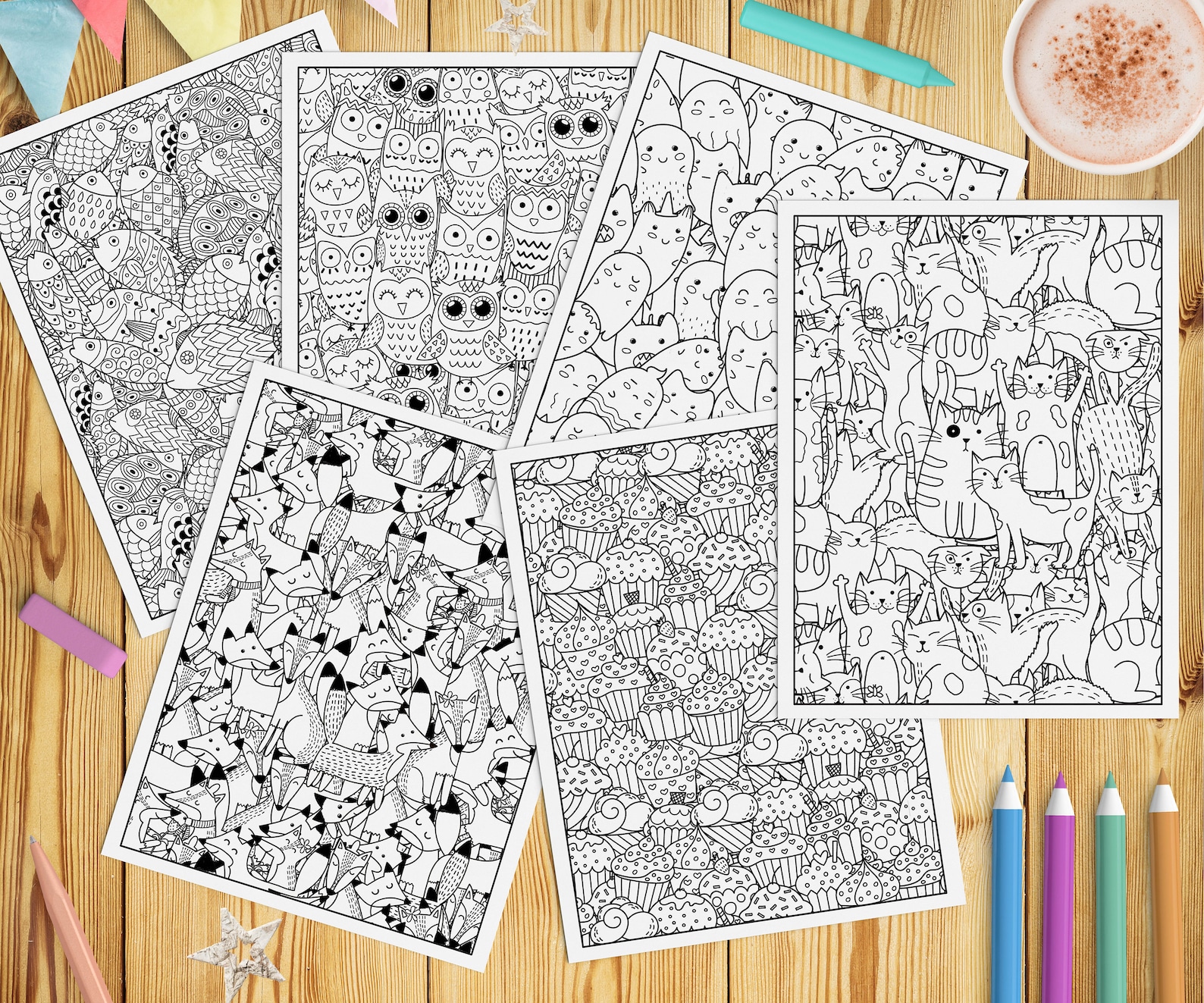 Coloring Book Pdf, Printable Coloring Pages for Adults and Kids ...