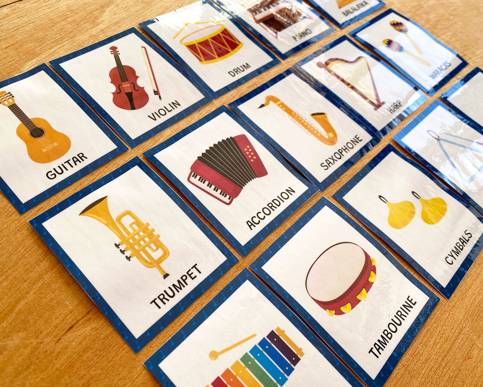 Musical Instruments Flashcards Pdf, Music Instruments Flash Cards ...