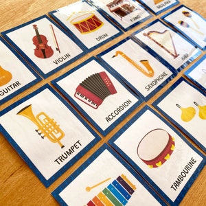 Musical Instruments Flashcards Pdf, Music Instruments Flash Cards ...