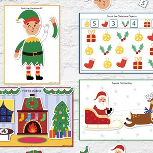 Christmas Busy Book, Toddler Busy Book Printable, Quiet Book Pdf ...