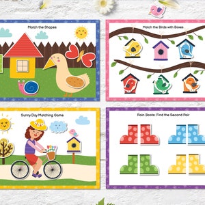 Seasons Busy Book Bundle for Toddlers, Set of 4 Toddler Busy Book ...