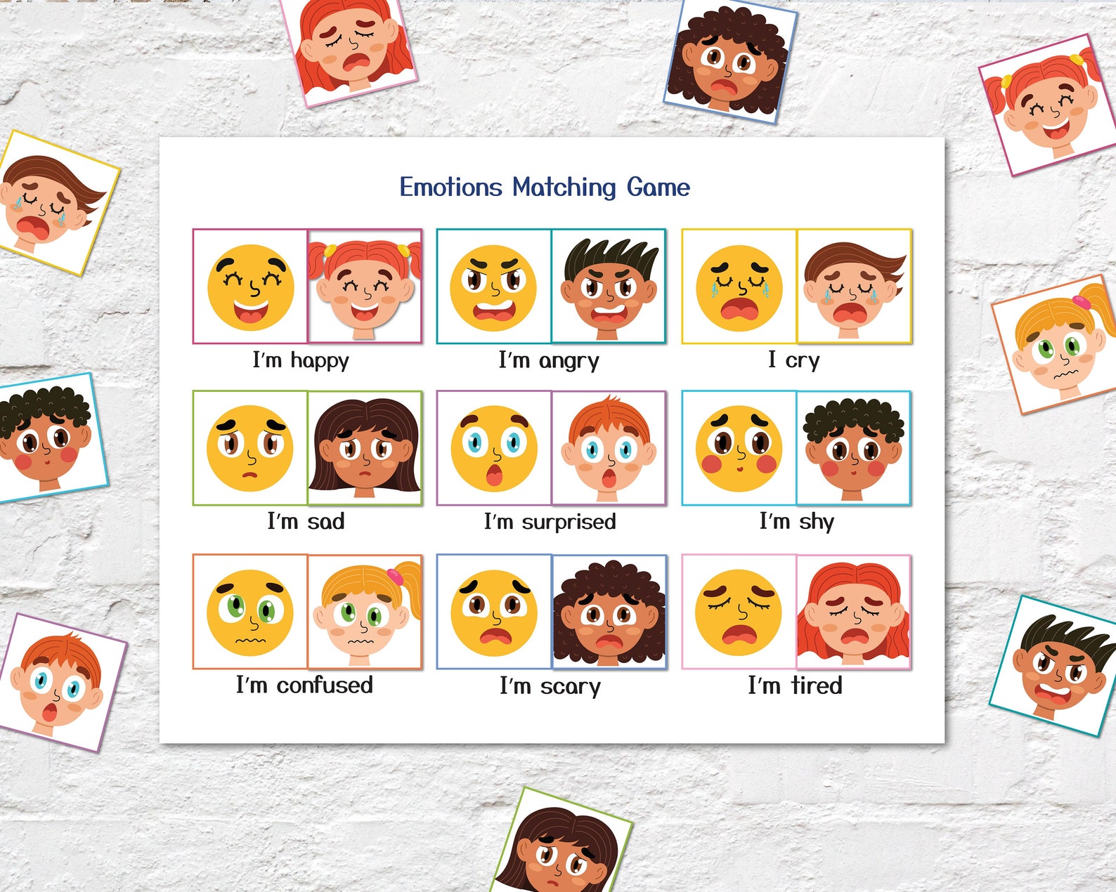 Feelings Book Printable - Printable Word Searches