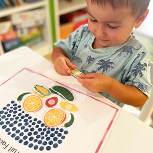 Fruits and Vegetables Busy Book, Toddler Busy Book, Printable Baby ...