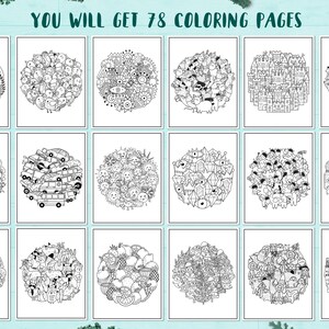 Coloring Book Bundle, Printable Coloring Pages Pdf for Adults and Kids ...