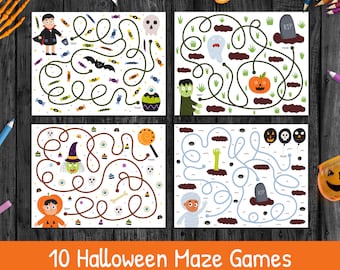 Maze Activity Book Printable Busy Book for Toddlers Maze Games Maze ...
