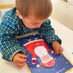 Christmas Busy Book for Toddlers, Printable Busy Binder, Winter Busy ...