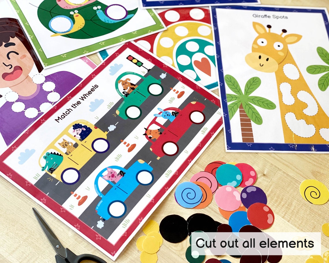 Toddler Busy Book PDF Quiet Book Printable Busy Bag Baby | Etsy