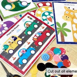 Toddler Busy Book PDF, Quiet Book, Printable Busy Bag, Baby Learning ...