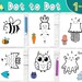 6 Dot to Dot Printable Coloring Activities PDF, Super Simple Pages 1-5 ...