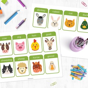 Farm Animals Flashcards Pdf, Farm Animals Flash Cards Printable ...