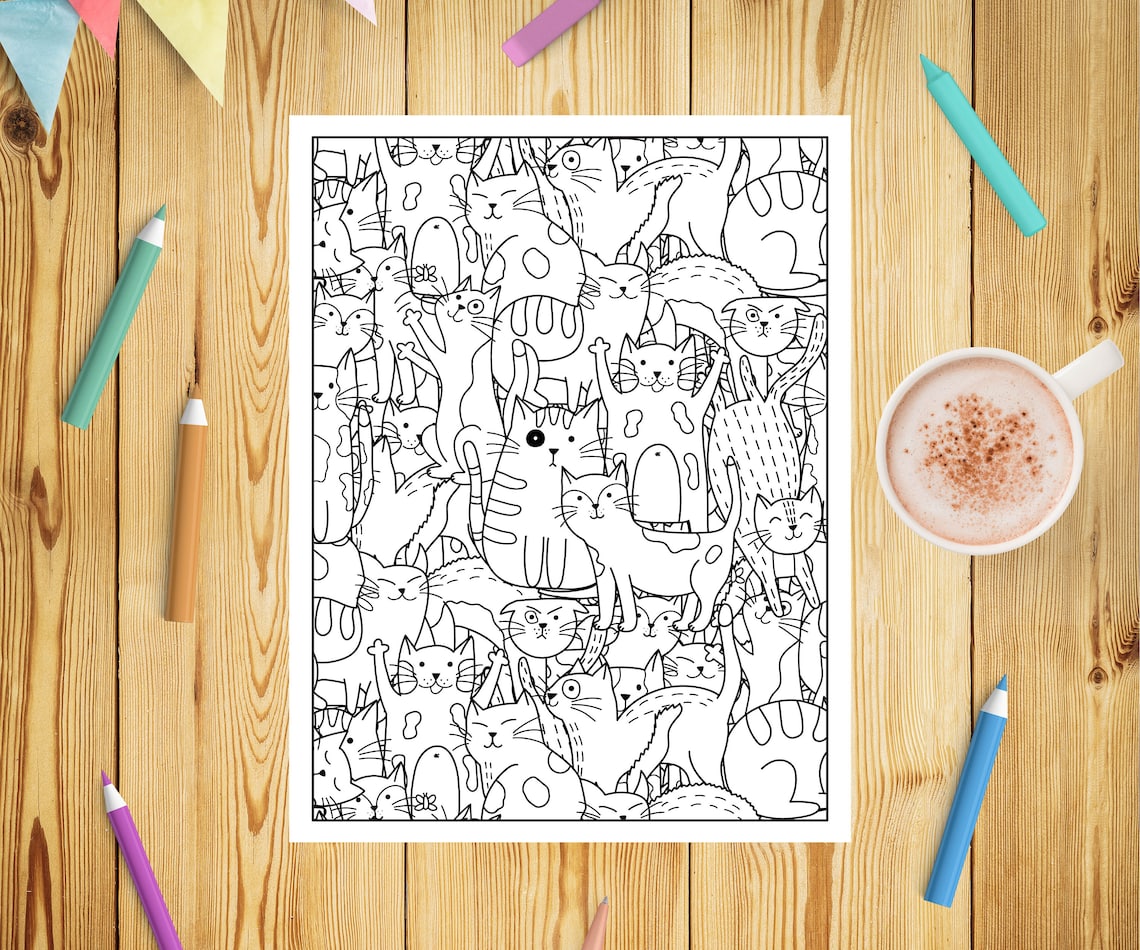 Coloring Book Pdf, Printable Coloring Pages for Adults and Kids ...