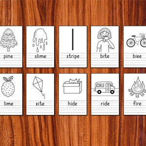 I-e Phonics Flash Cards, I-e Phonics Spelling Rule Printable Worksheets ...