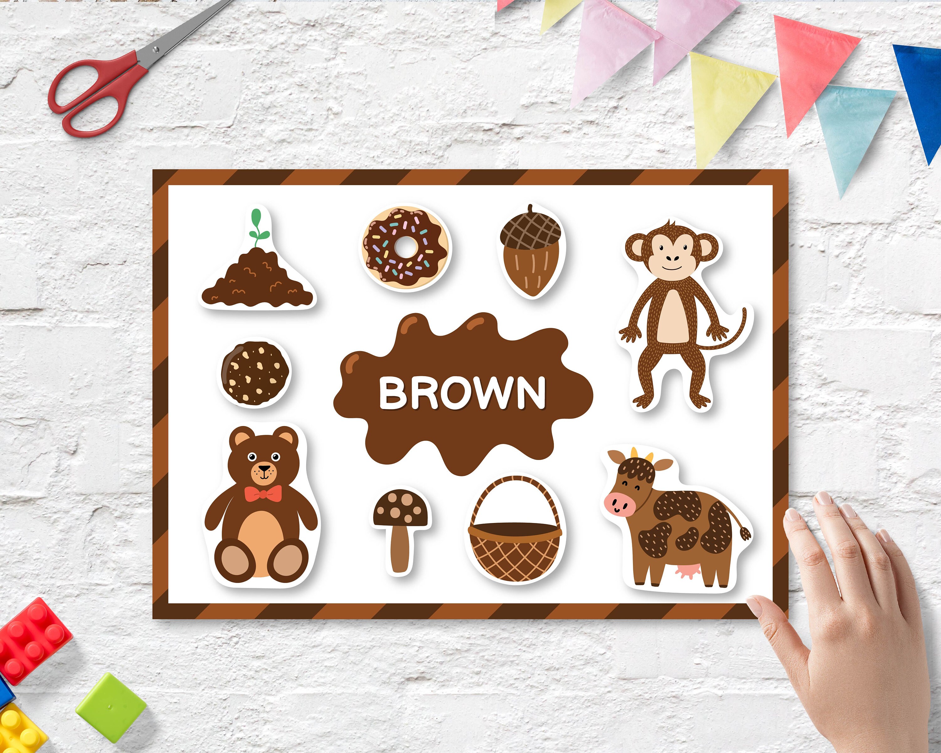 Buy Color Sorting Busy Book for Toddlers Printable Baby Quiet Online in ...