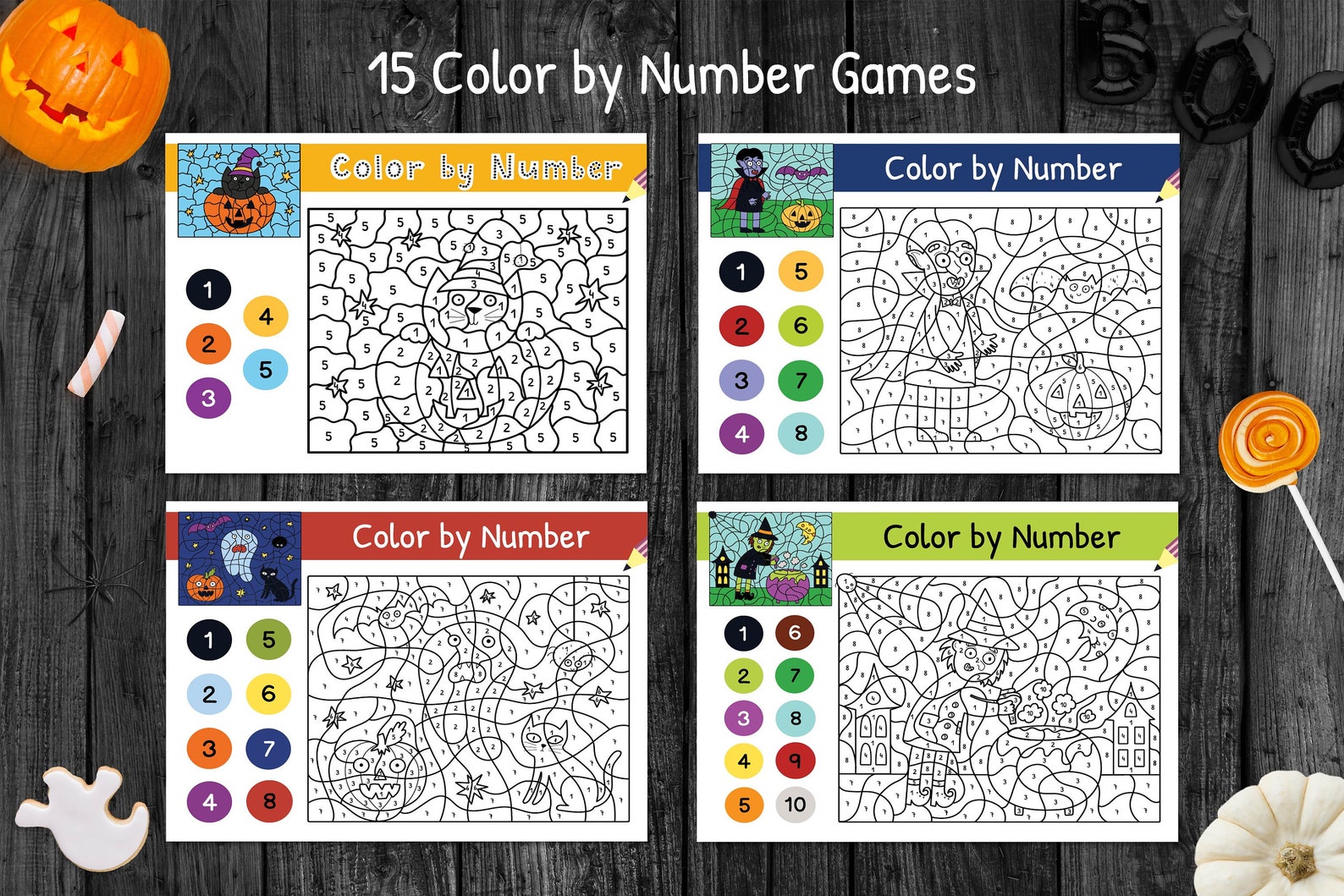 Halloween Activity Book Printable, Halloween Busy Book for Toddlers ...