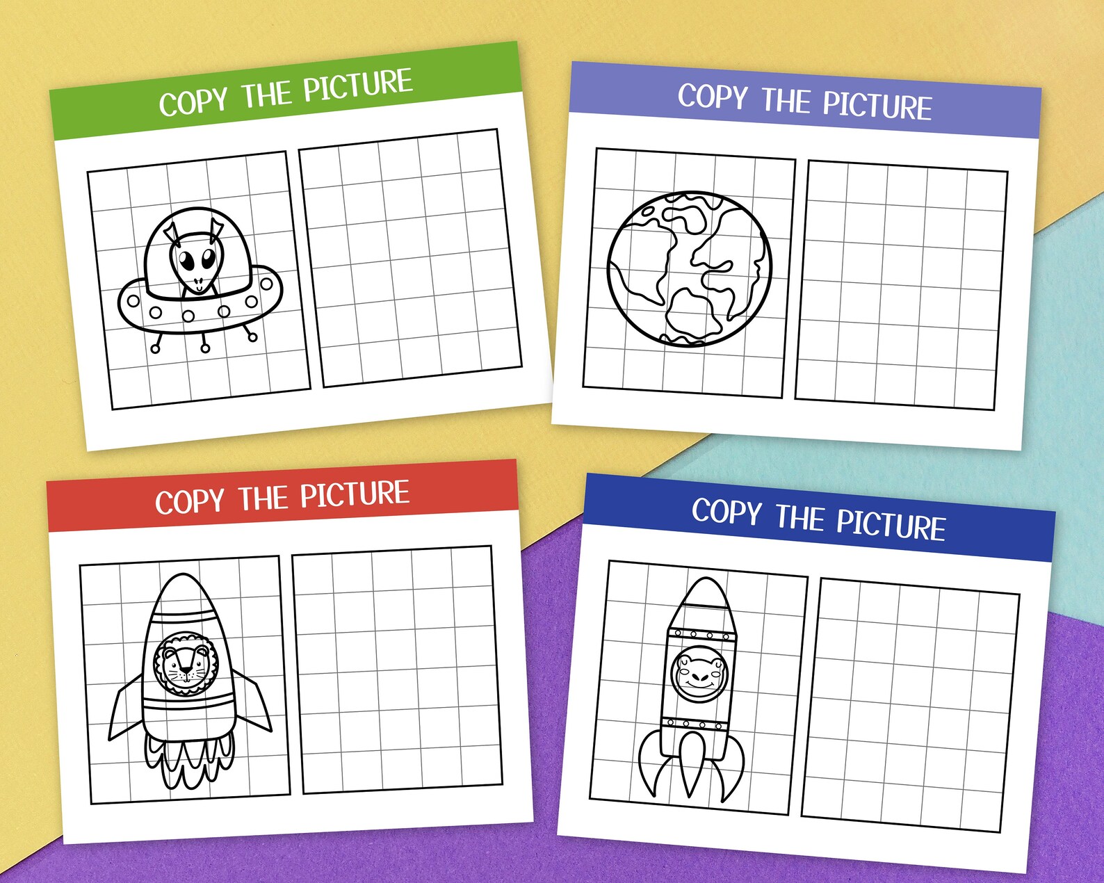 Learn to Draw Activity Book for Kids Printable Puzzle Book - Etsy
