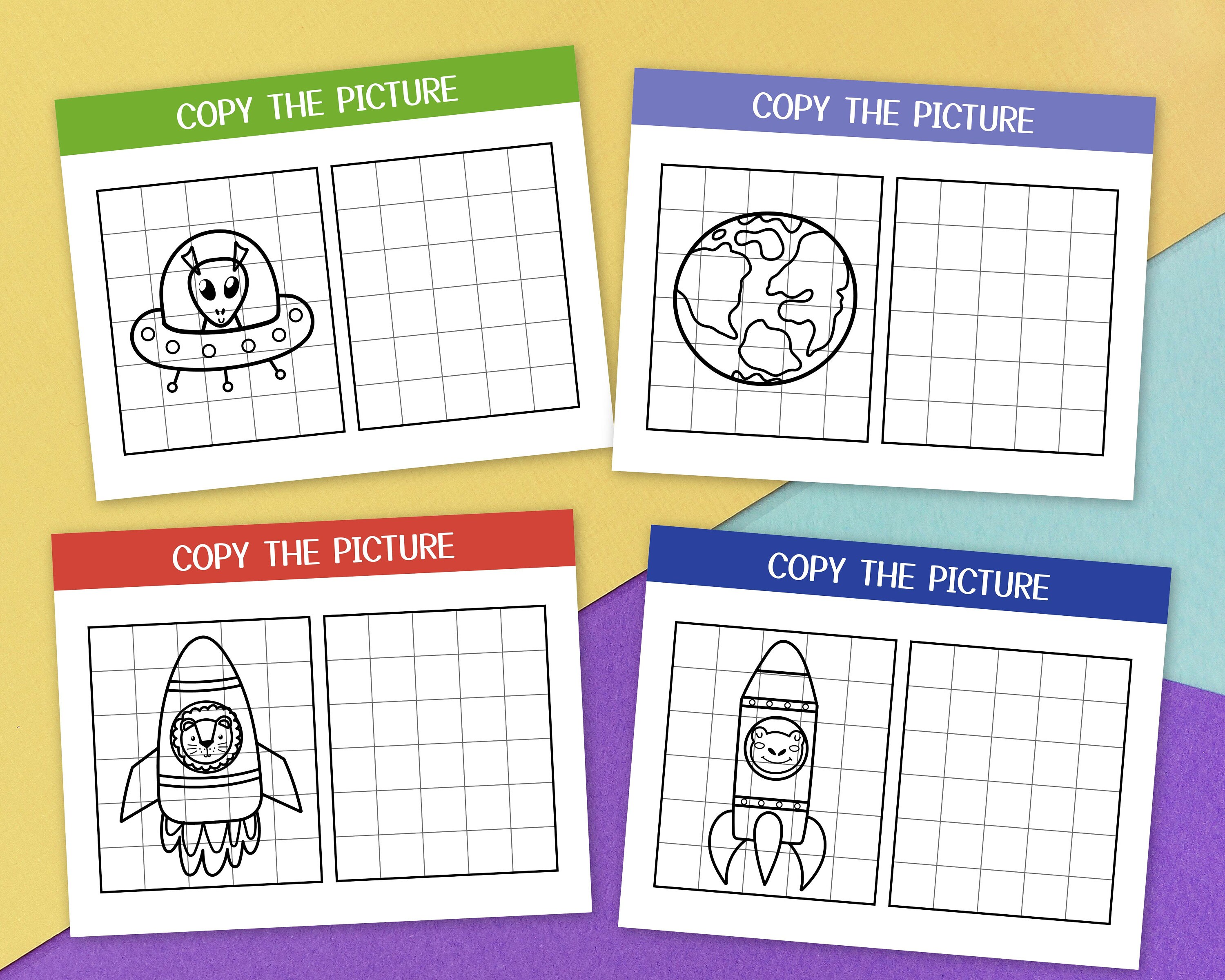 Learn to Draw Activity Book for Kids Printable Puzzle Book - Etsy