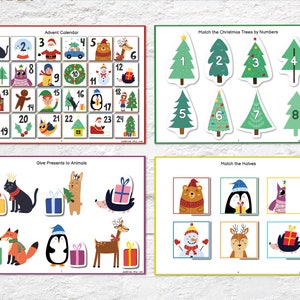 Christmas Busy Book, Toddler Busy Book Printable, Quiet Book Pdf ...