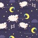 Good Night Clipart and Digital Paper Sweet Dreams Seamless Patterns ...