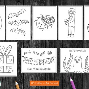Halloween Coloring Book Pdf, Printable Coloring Pages for Kids ...