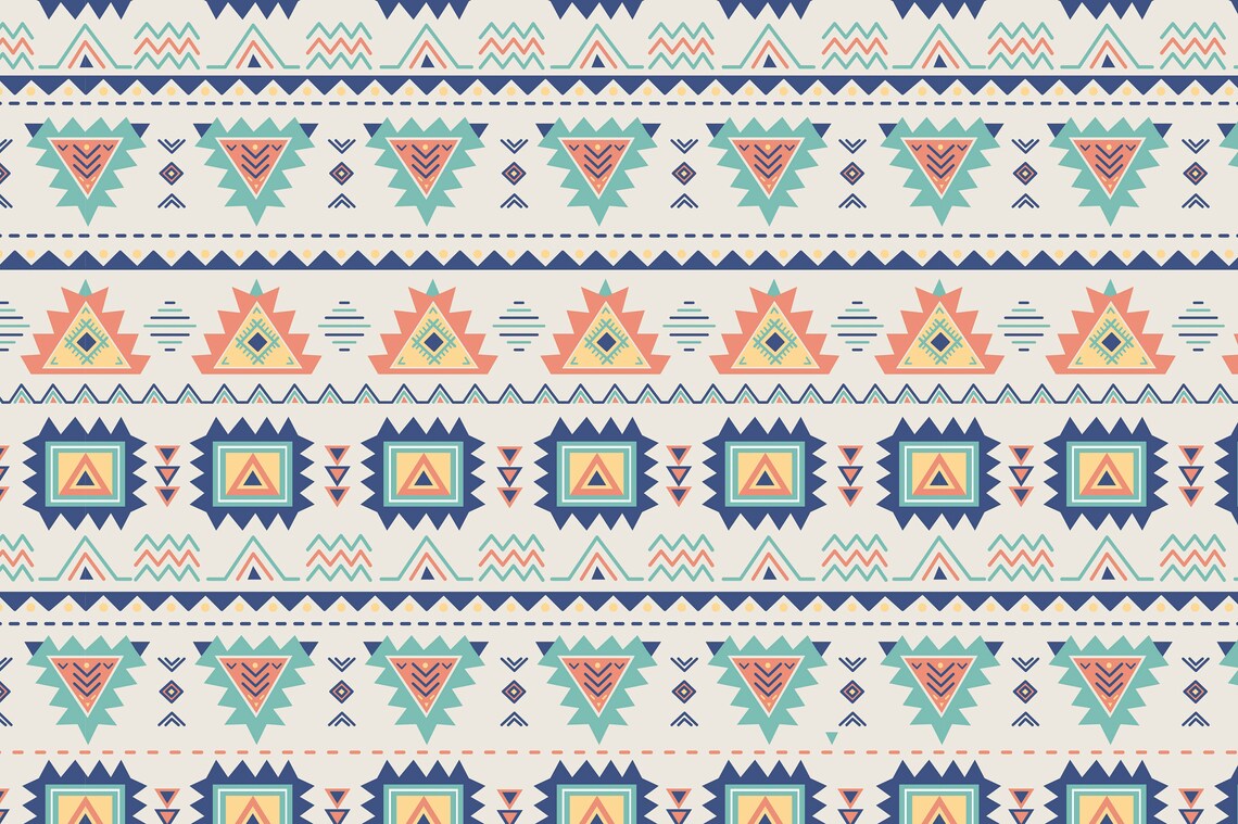 Tribal Digital Paper Pack / Ethnic Seamless Patterns / - Etsy