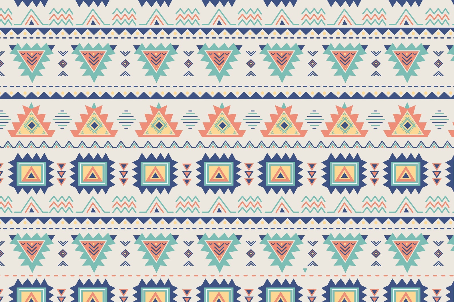 Tribal Digital Paper Pack / Ethnic Seamless Patterns / - Etsy