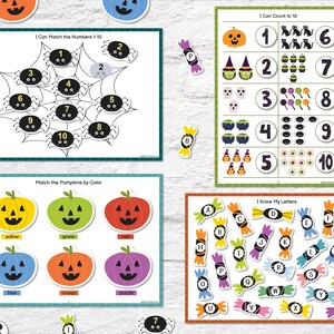 Halloween Busy Book, Toddler Busy Book Printable, Quiet Book Pdf ...