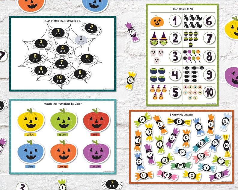 Halloween Busy Book, Toddler Busy Book Printable, Quiet Book Pdf ...