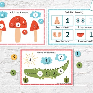 Numbers Busy Book for Toddlers PDF, Toddler Busy Book, Printable ...