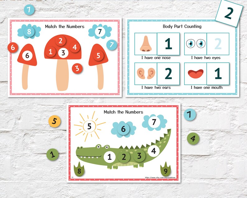 Numbers Busy Book for Toddlers PDF, Toddler Busy Book, Printable ...