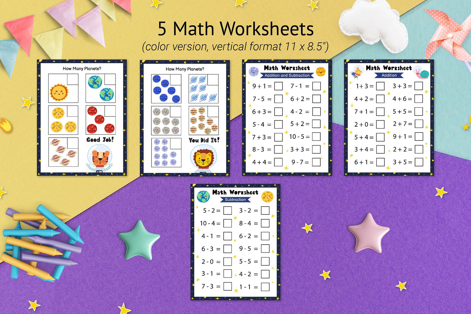 Space Activity Book PDF, Kids Printable Workbook, Connect the Dots ...