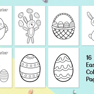 Easter Activity Book, Easter Printables Pdf, Spring Worksheets for Kids ...