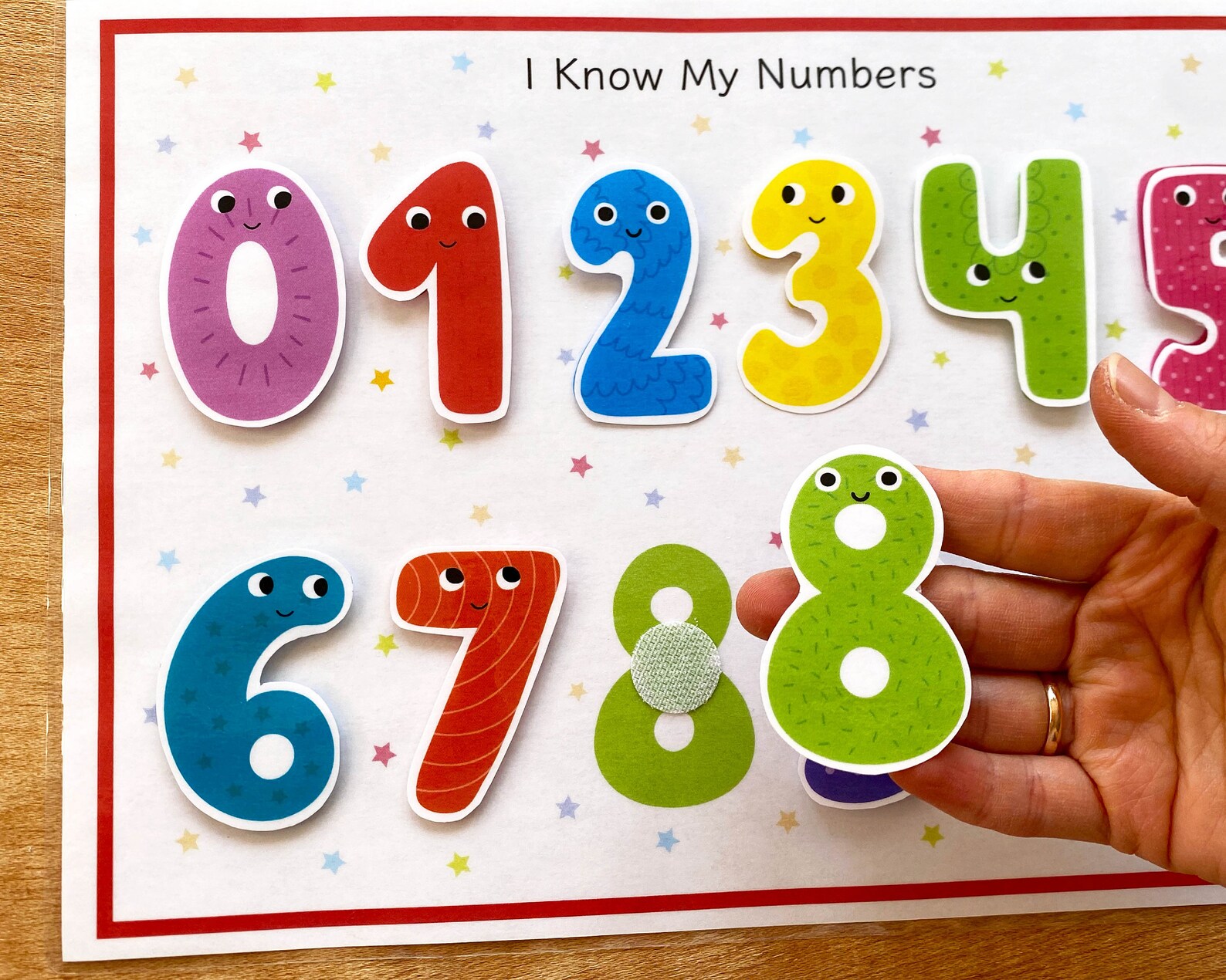 Numbers Busy Book Page, I Know My Numbers Matching Worksheet for ...