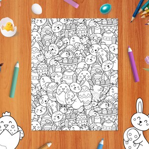 Easter Coloring Pages Pdf, Easter Bunnies Printable Coloring Pages ...