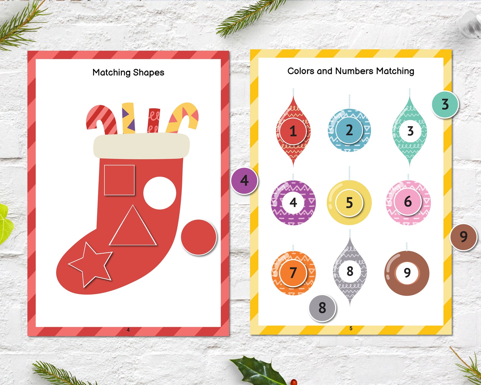 Christmas Busy Book for Toddlers Printable Busy Binder | Etsy