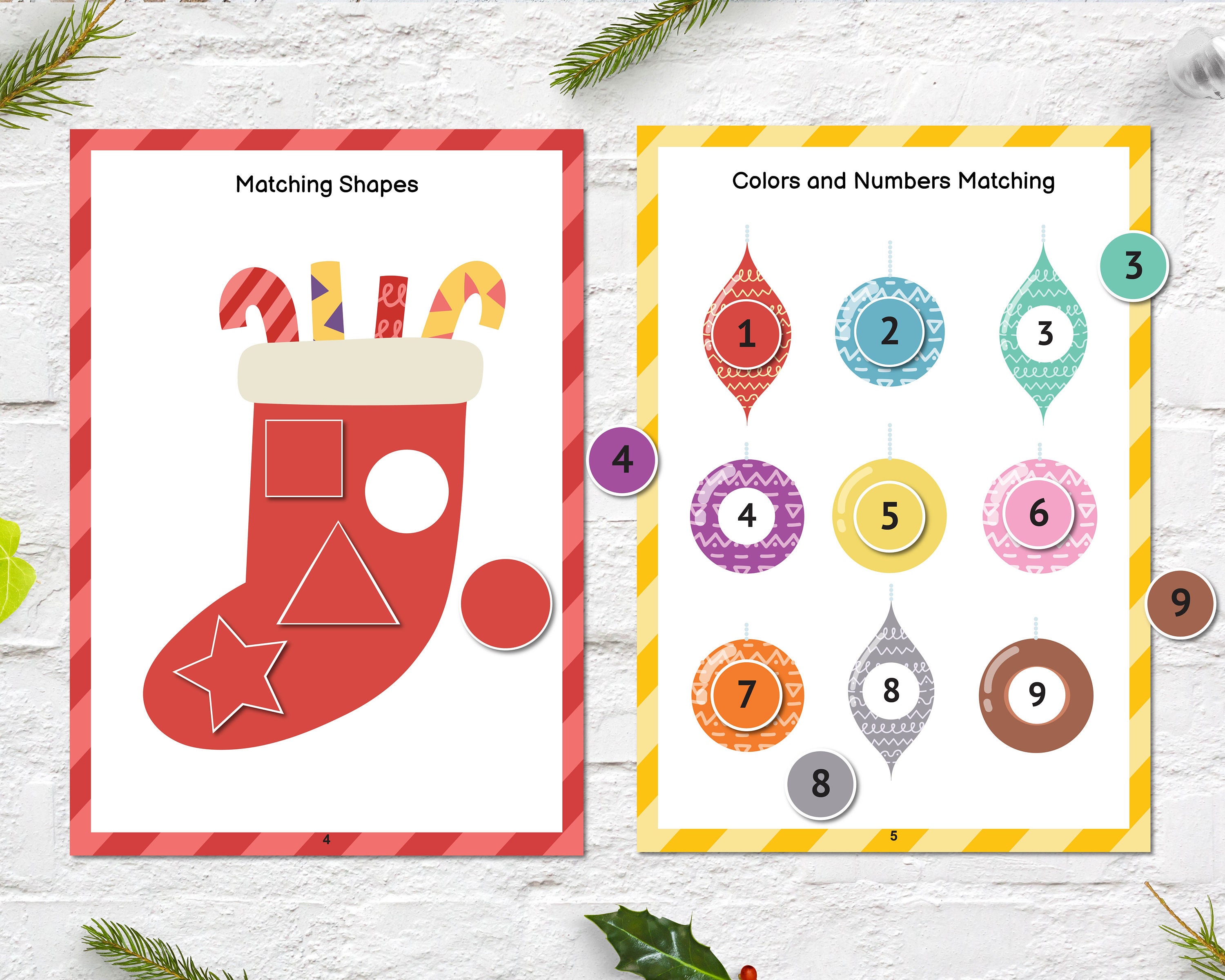 Christmas Busy Book for Toddlers Printable Busy Binder | Etsy