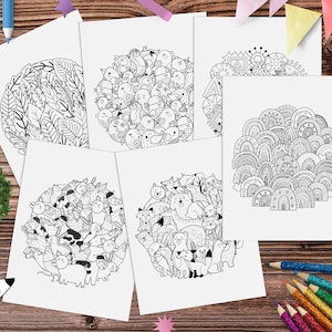 Coloring Book Pdf, Printable Coloring Pages for Adults and Kids ...