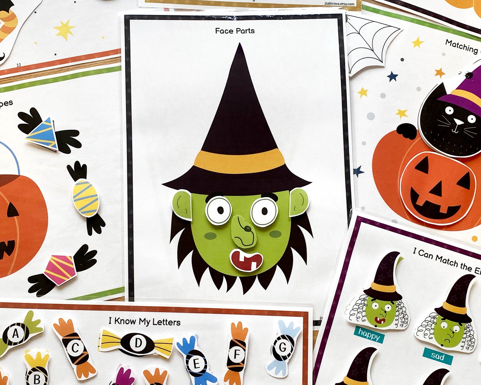 Halloween Busy Book Toddler Busy Book Printable Quiet Book - Etsy