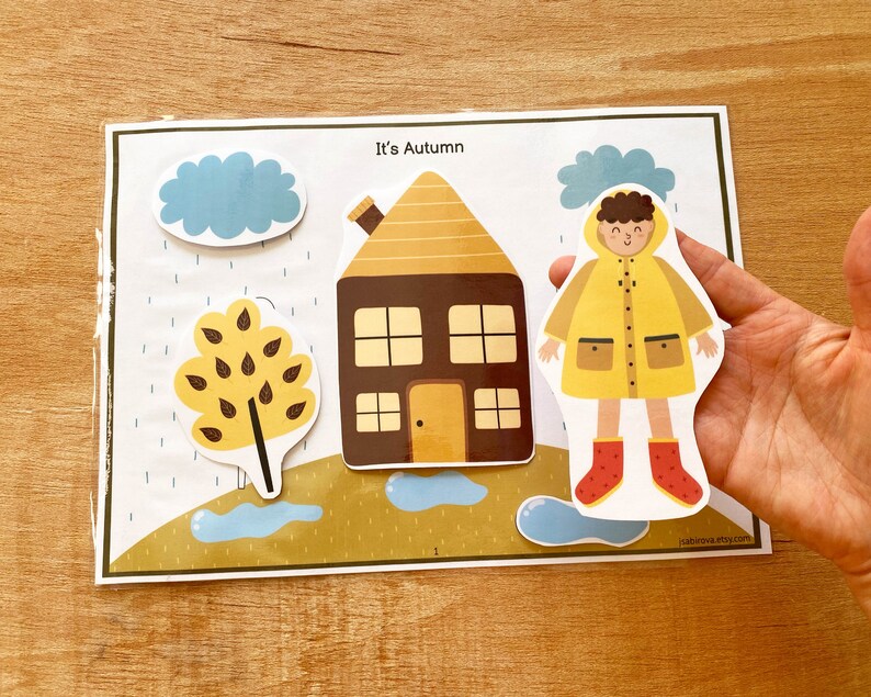 Autumn Busy Book, Toddler Busy Book Printable, Quiet Book Pdf, Autumn ...
