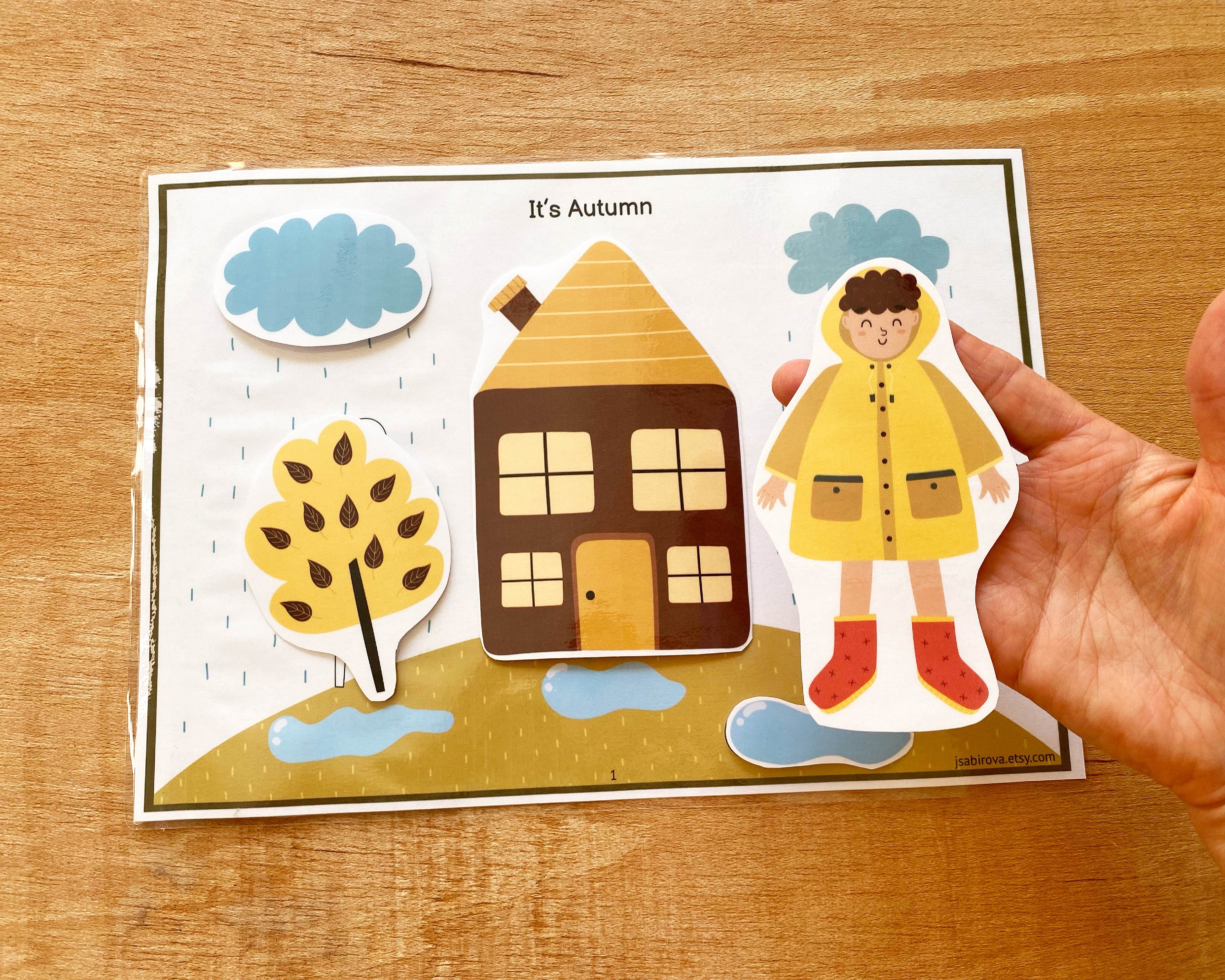 Autumn Busy Book Toddler Busy Book Printable Quiet Book Pdf | Etsy