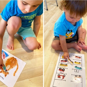 Learn to Count Busy Book for Toddlers A4 - 6 Printable Games ...