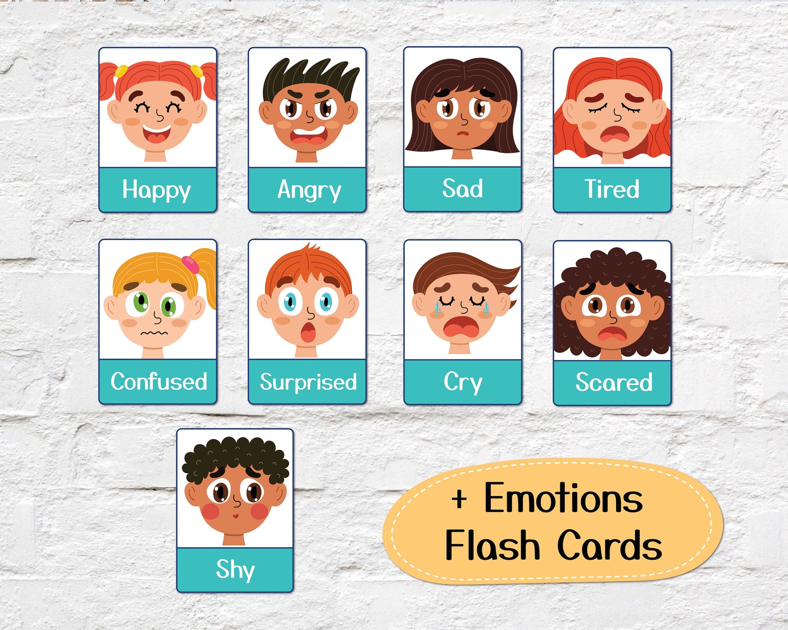 Emotions Busy Book Printable, Busy Bag Pdf, Baby Quiet Book, Preschool ...