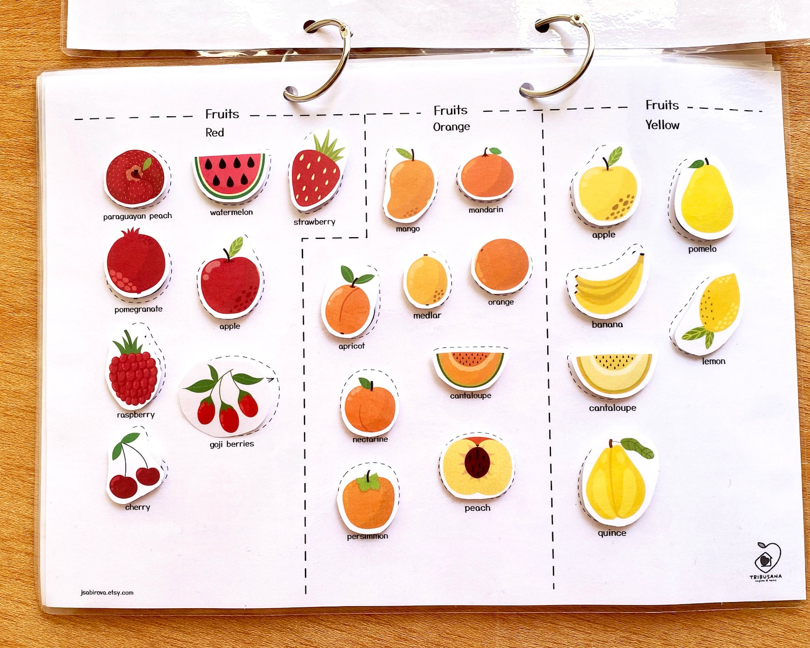 Eating Real Rainbow Worksheet, Printable Busy Book, Activity Page for ...