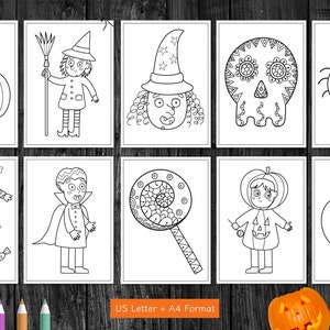Halloween Coloring Book Pdf, Printable Coloring Pages for Kids ...