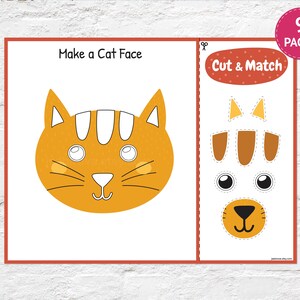 Farm Animals Busy Book, Cut and Match Games for Kids, Farm Activity ...