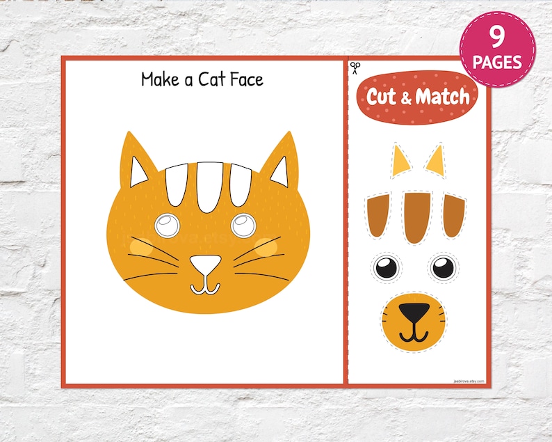 Farm Animals Busy Book Cut and Match Games for Kids Farm - Etsy