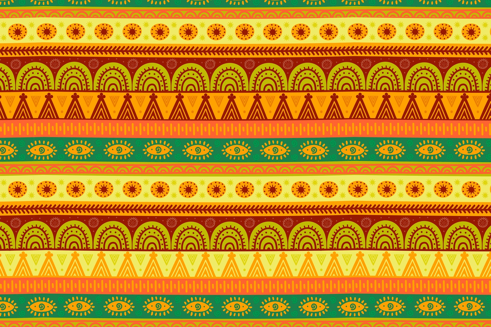 Tribal Digital Paper Pack / Ethnic Seamless Patterns / - Etsy