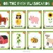 On the Farm Flashcards PDF, 48 Farm Animals Flash Cards Printable, Farm ...